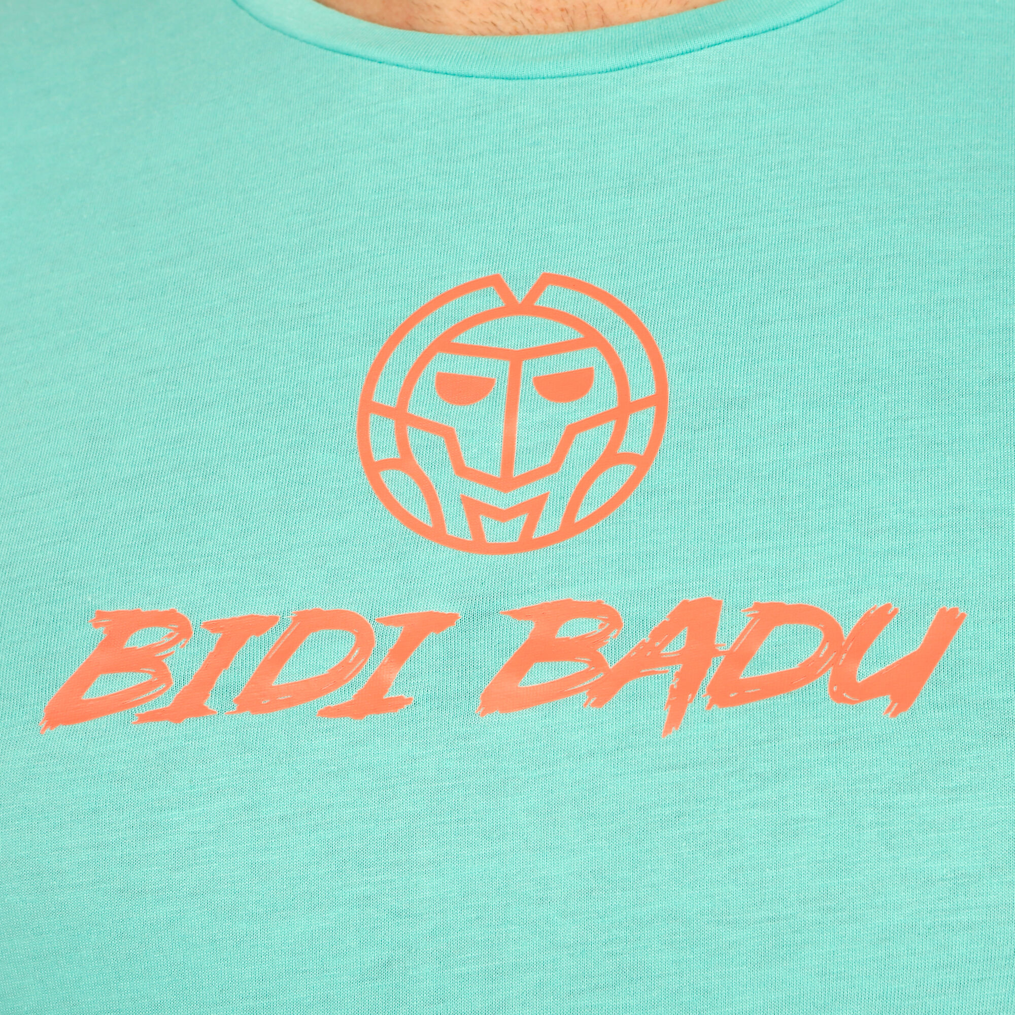 Buy BIDI BADU Will Basic Logo Maglietta Uomini Mint, Arancione online ...