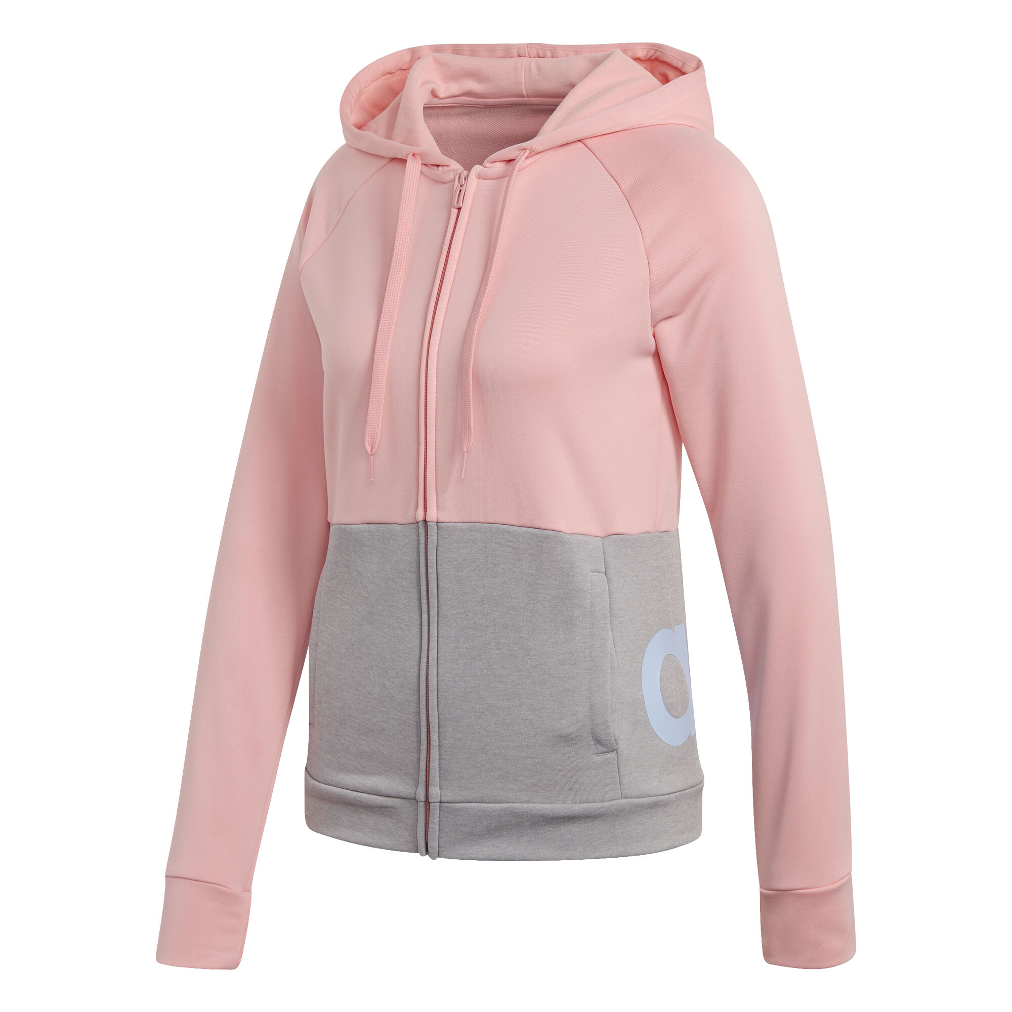 adidas Linear FT Tuta Da Allenamento Donna - Grigio Chiaro, Rosa compra ...