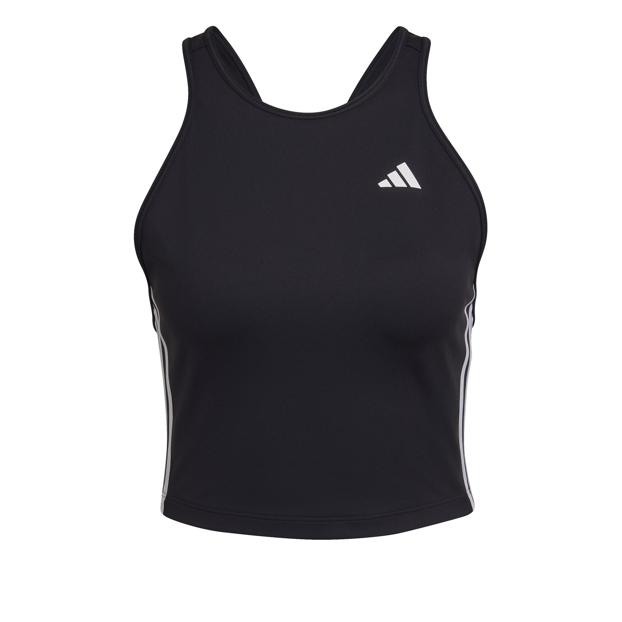 Buy adidas AEROREADY Made For Training 3-Stripes Crop Canottiera Donna Nero, Bianco online ...