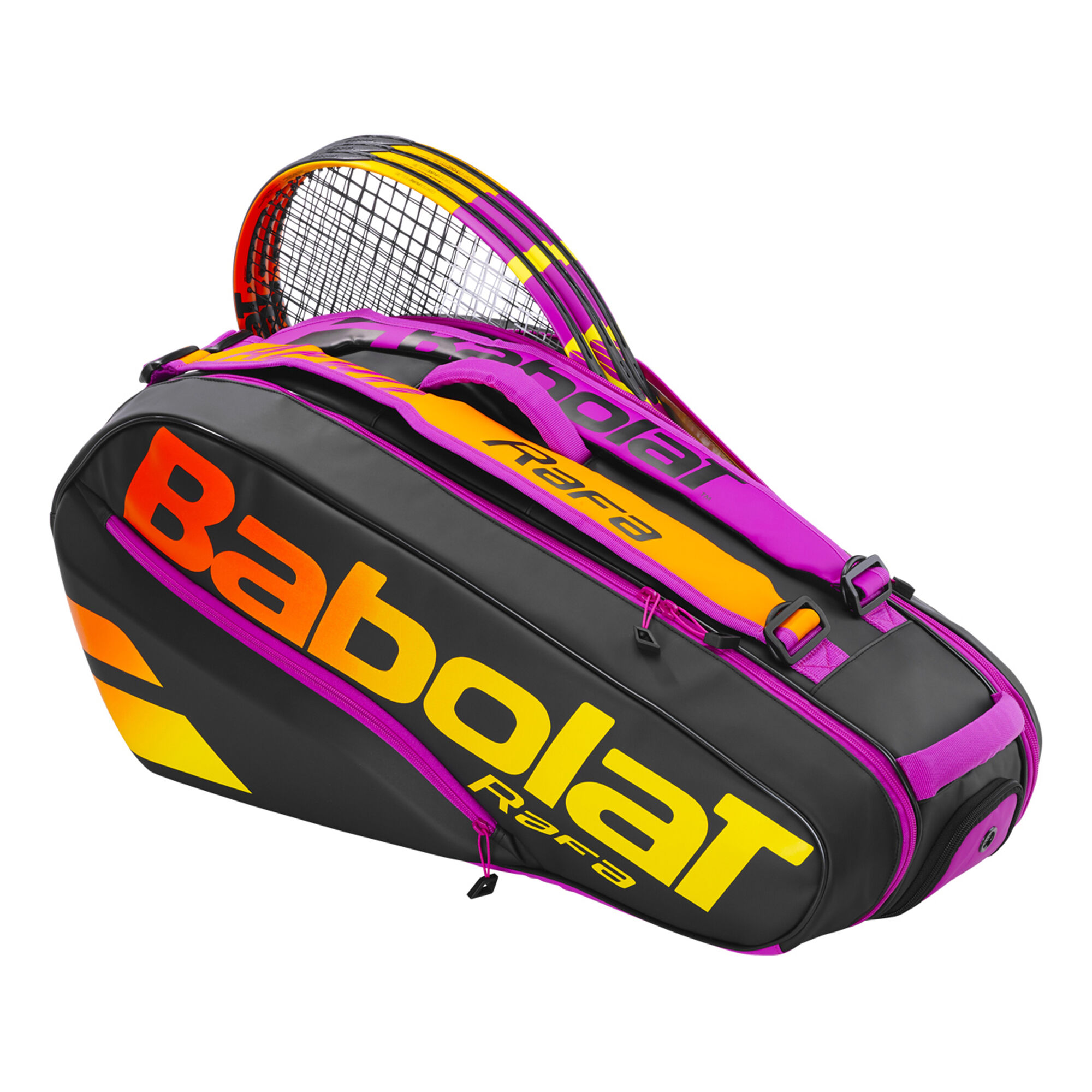 Babolat Rafael Nadal Pure Aero RH X6 Borsa Per Racchetta - Nero ...