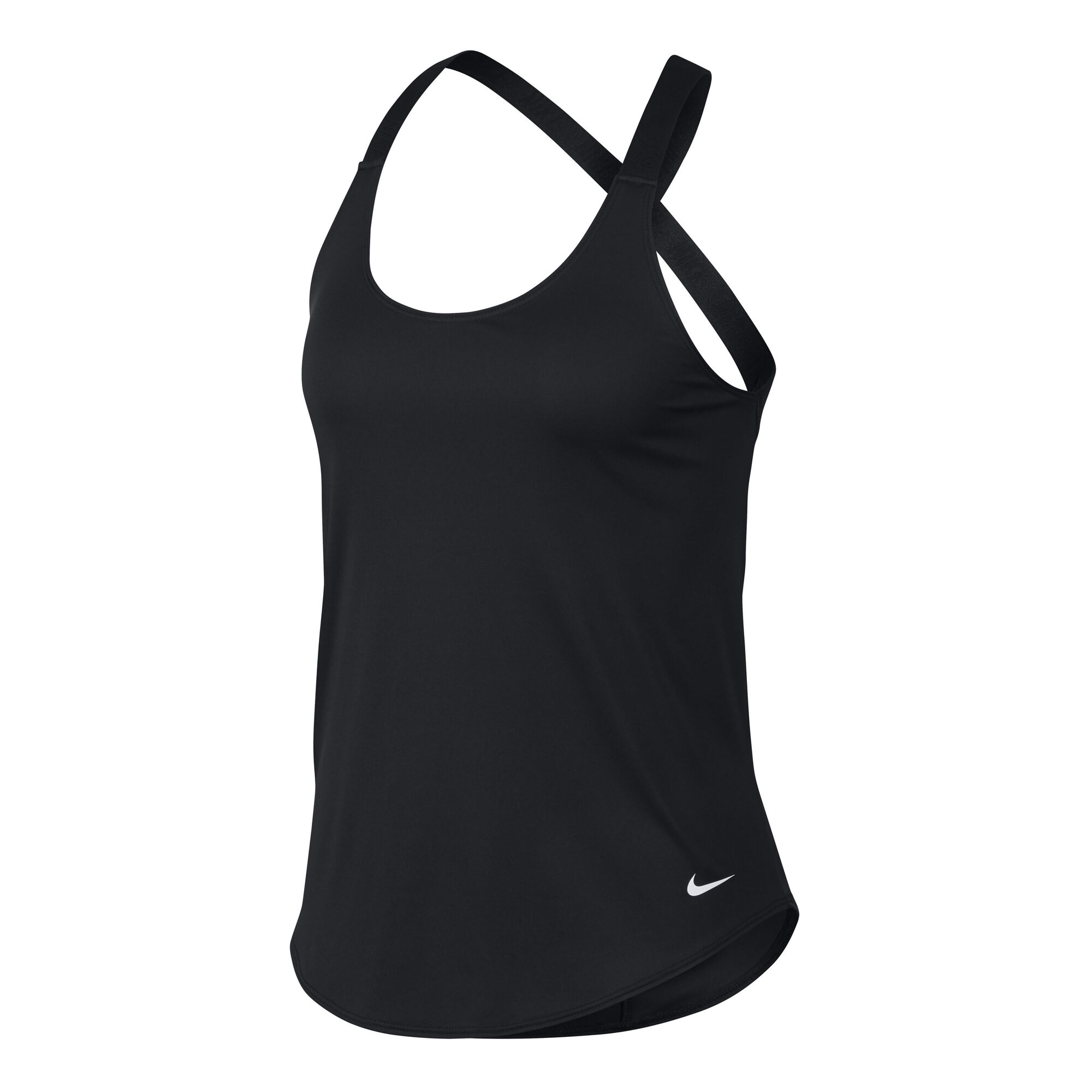 Nike Dri-Fit Canottiera Donna - Nero, Bianco compra online | Tennis-Point
