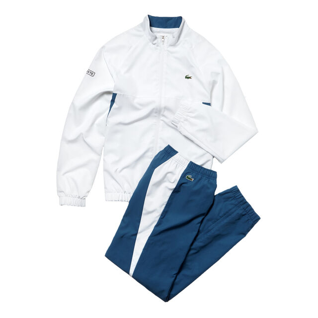 Buy Lacoste Tuta Da Allenamento Uomini Bianco, Blu online | Tennis Point IT