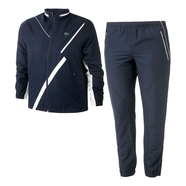 Lacoste Tuta Da Allenamento Uomini - Blu Scuro, Bianco compra online ...