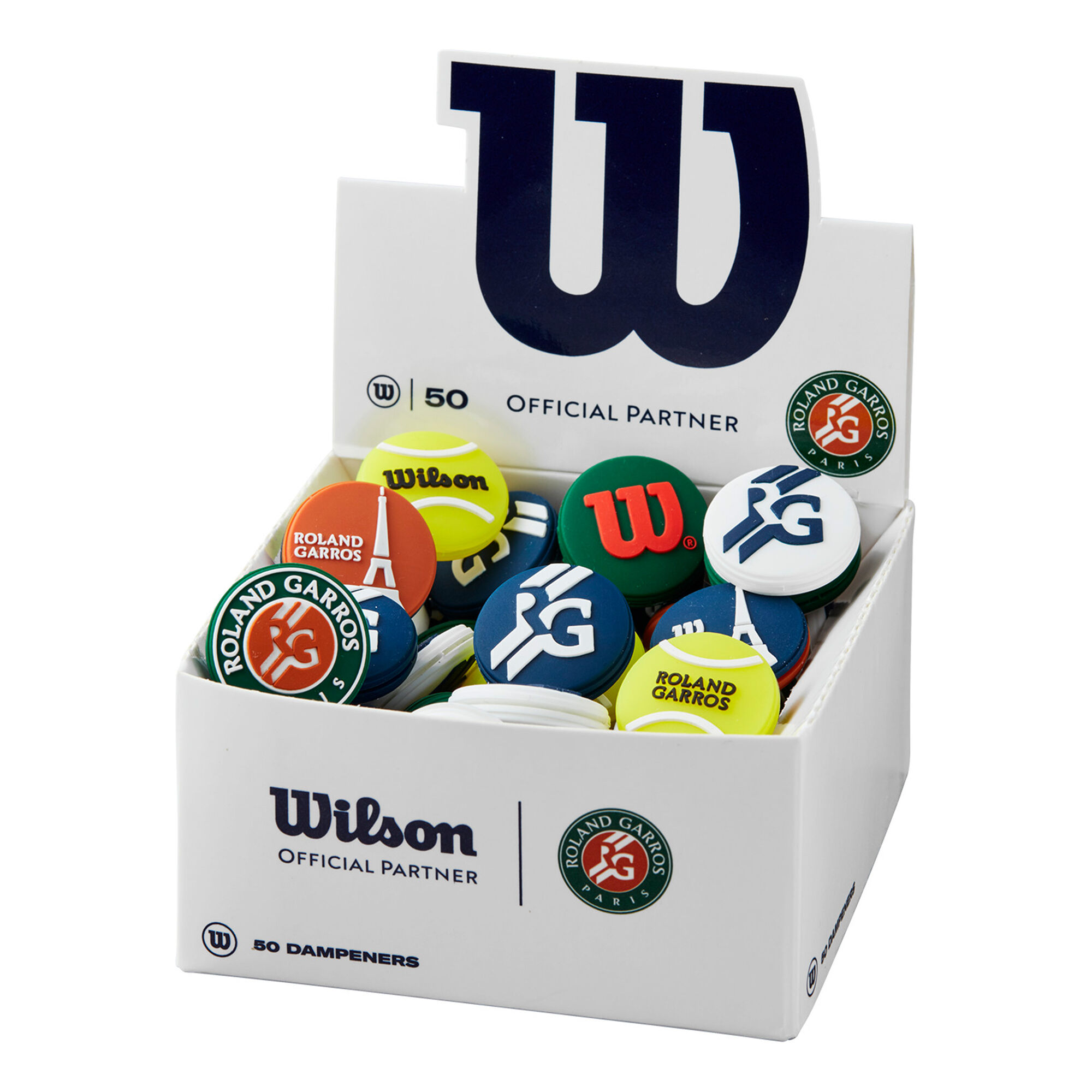 Buy Wilson Roland Garros 2022 Antivibrazioni Scatola Da 50 Blu ...